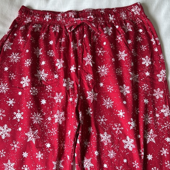 Intimates & Sleepwear | Snowflake Cotton Jogger Pj Pants M Nwt | Poshmark